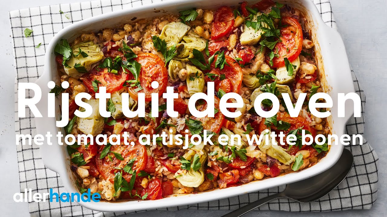 Rijstschotel uit de oven met tomaat, artisjok en witte bonen | Recept ...