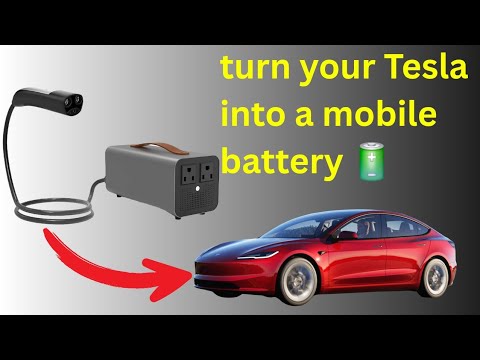 Tesla V2L Discharger: Instant Power Anywhere! - YouTube