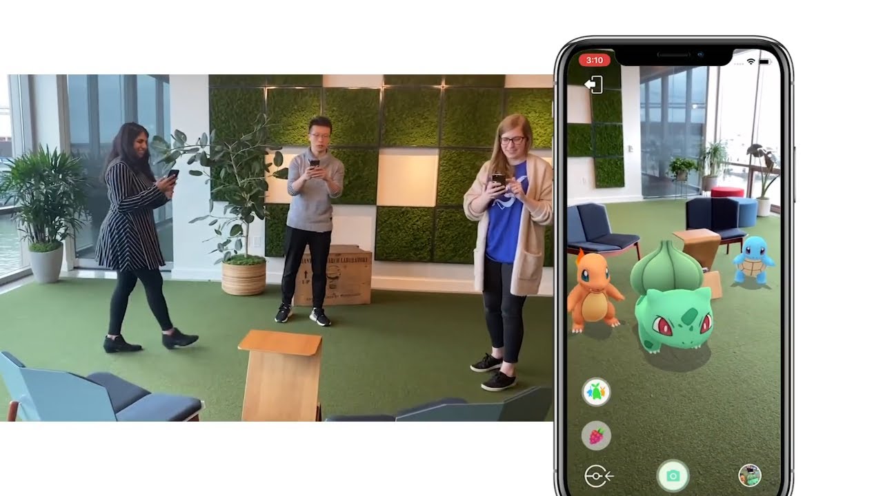 Shared AR Experience - Pokémon Go - YouTube