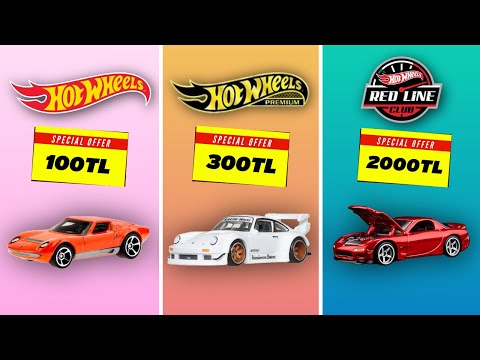 HOT WHEELS SEGMENTLERI - Regular, Silver Label, Premium, Elite 64 ve RLC