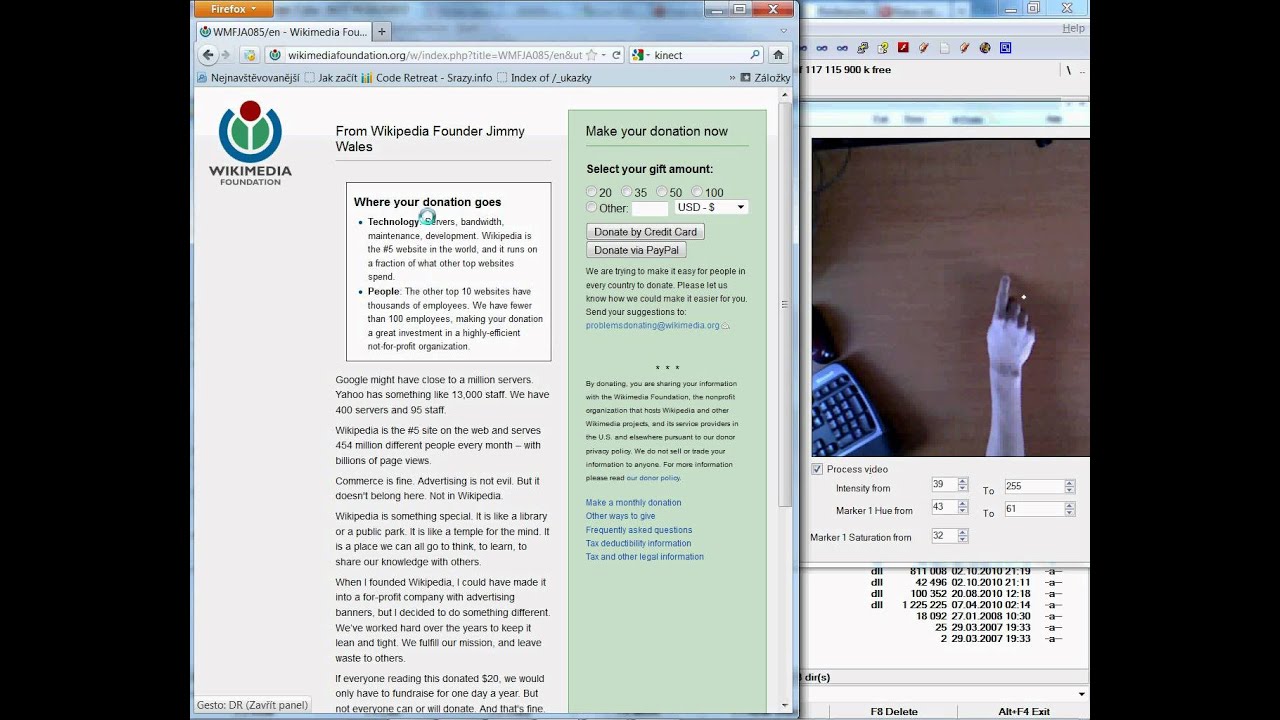 Plugin for TouchTable - Web browsing with Firefox & FireGestures - YouTube
