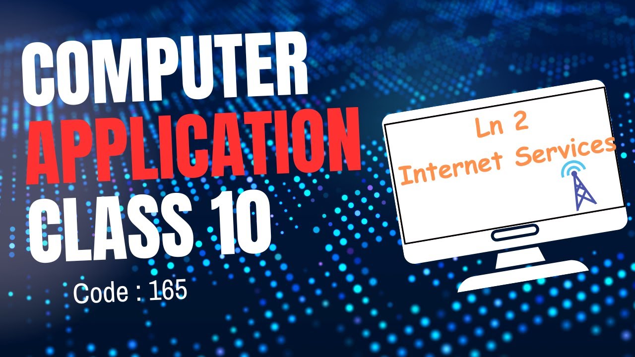 Ln 2 Internet Services Handwritten Notes Class 10 Computer Application ...