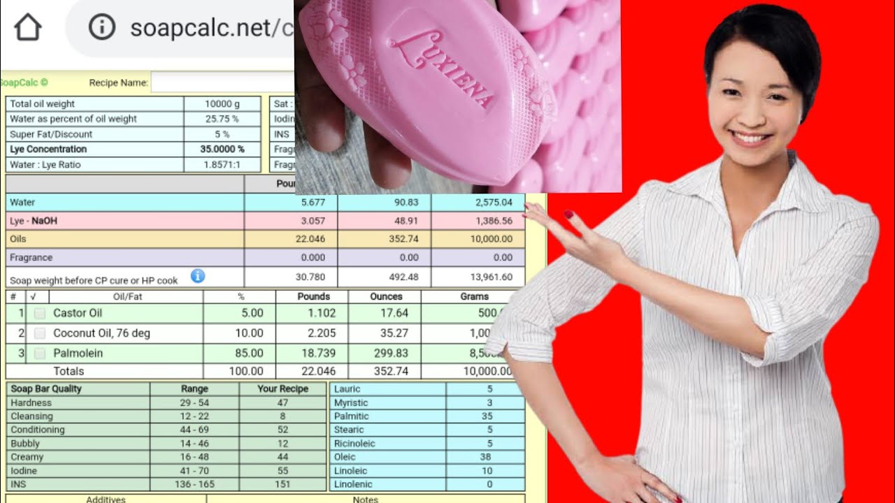 How to use Soap calculator in Pashto | Soap making formula | SoapMakers ...