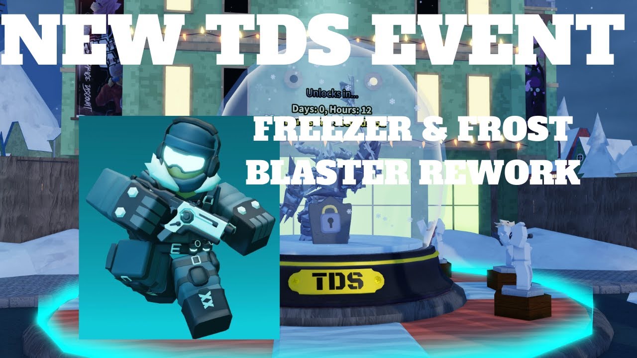 CHRISTMAS EVENT UPDATE/FREEZER REWORK IS HERE!||ROBLOX TDS - YouTube