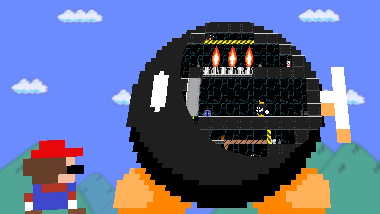 Tiny Mario vs the Bob-Omb Maze - YouTube