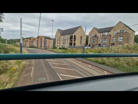 Bus Ride First Sheffield BP1, Tram Replacement, Herdings Park to ...