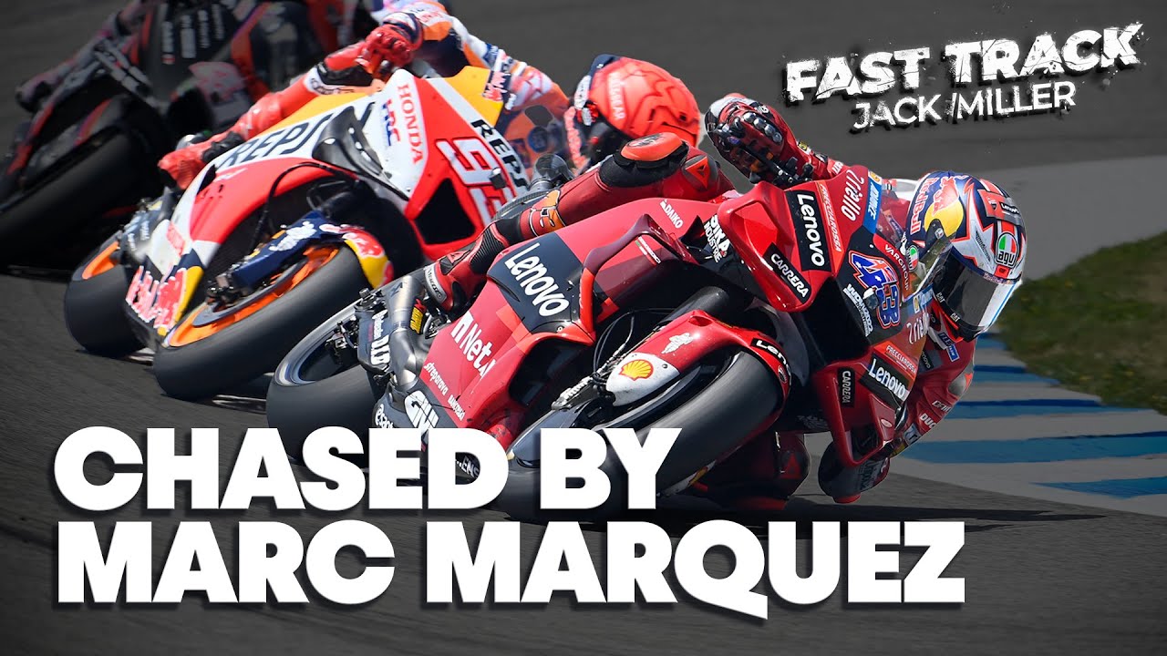 What's it like to have Marc Marquez On Your Rear Tyre For 20 Laps ...