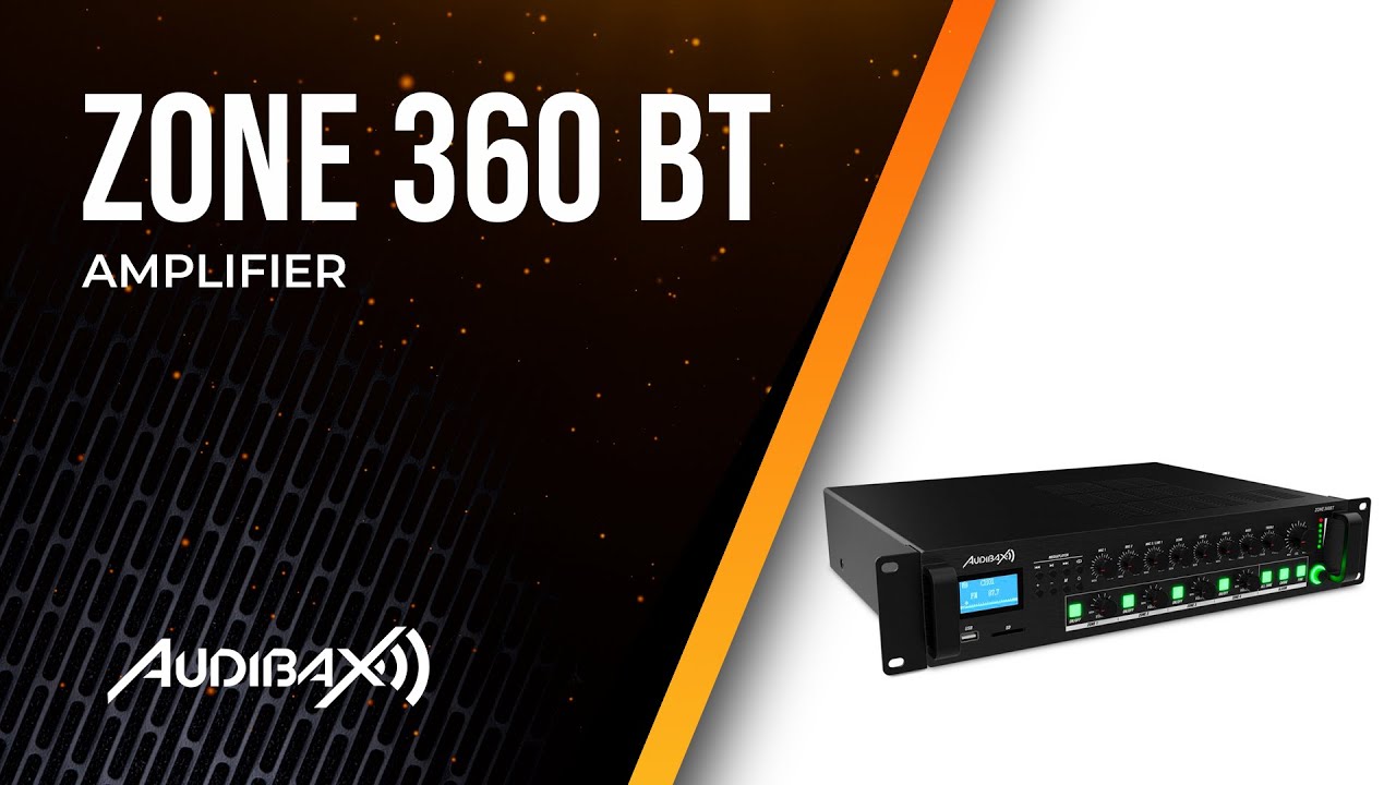 Audibax Zone 360 BT Black - YouTube