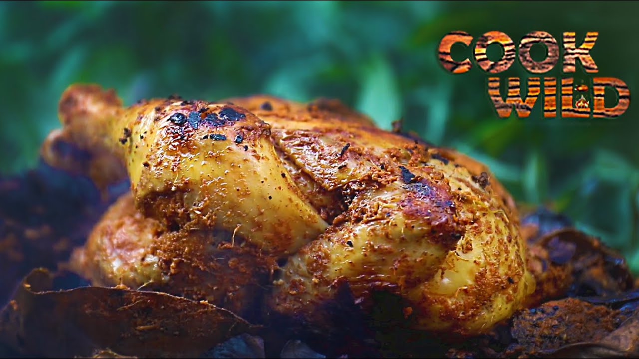 BAKED MUD CHICKEN || CHICKEN COOKED IN CLAY #COOKWILD #PRIMITIVECOOKING ...