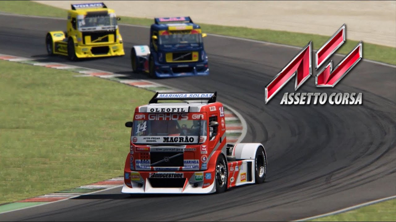 AC: Volvo FH Formula Truck Race at Mugello - YouTube