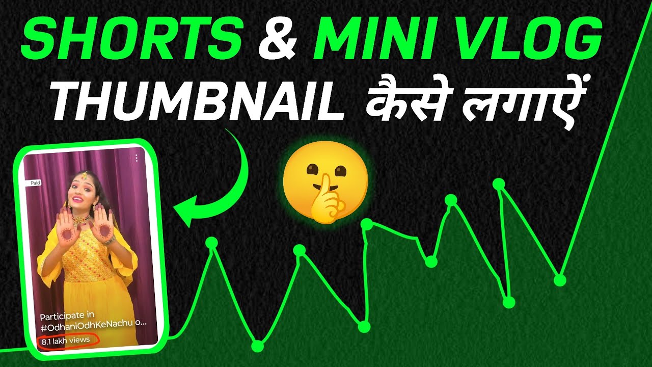Mini vlog and shorts video me thumbnail kaise lagaye | Mini vlog kaise ...