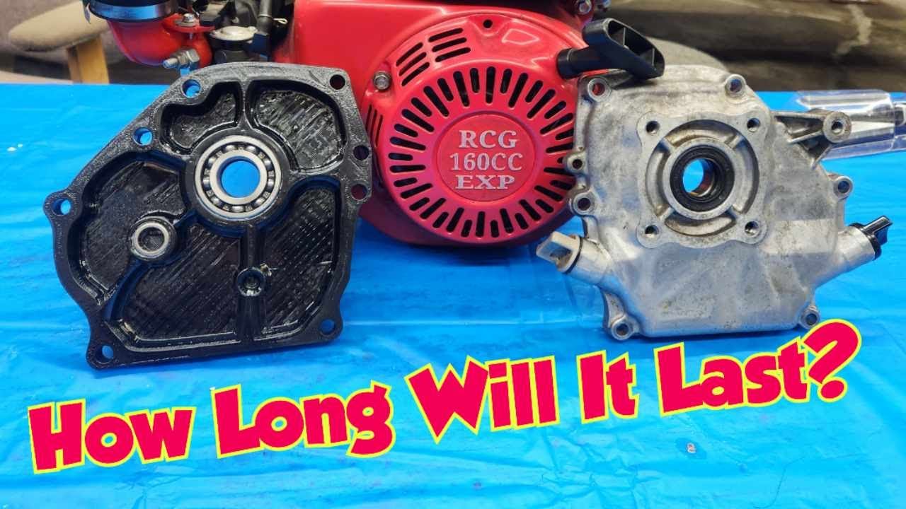 3D Printed Side Cover Engine Test Gx200 Ducar 212 Duromax 208 - YouTube