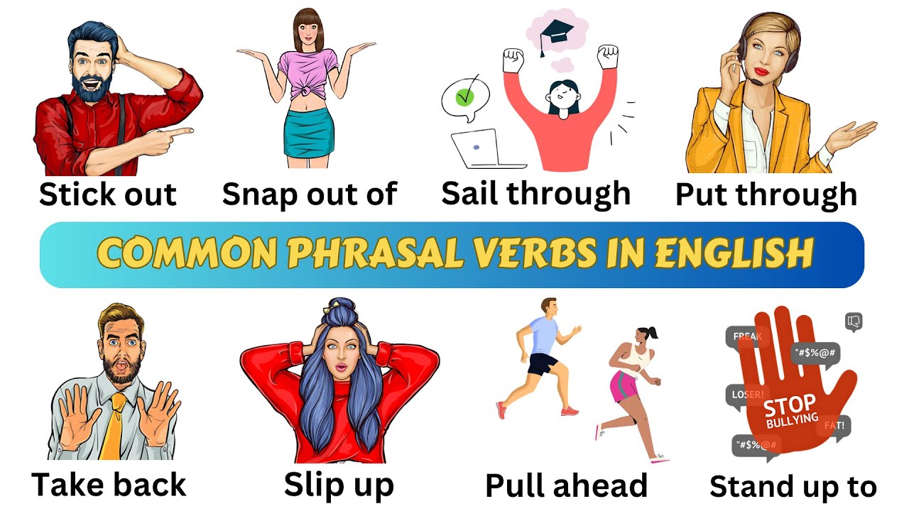 Everyday Phrasal Verbs with Picture & Examples | Common English ...