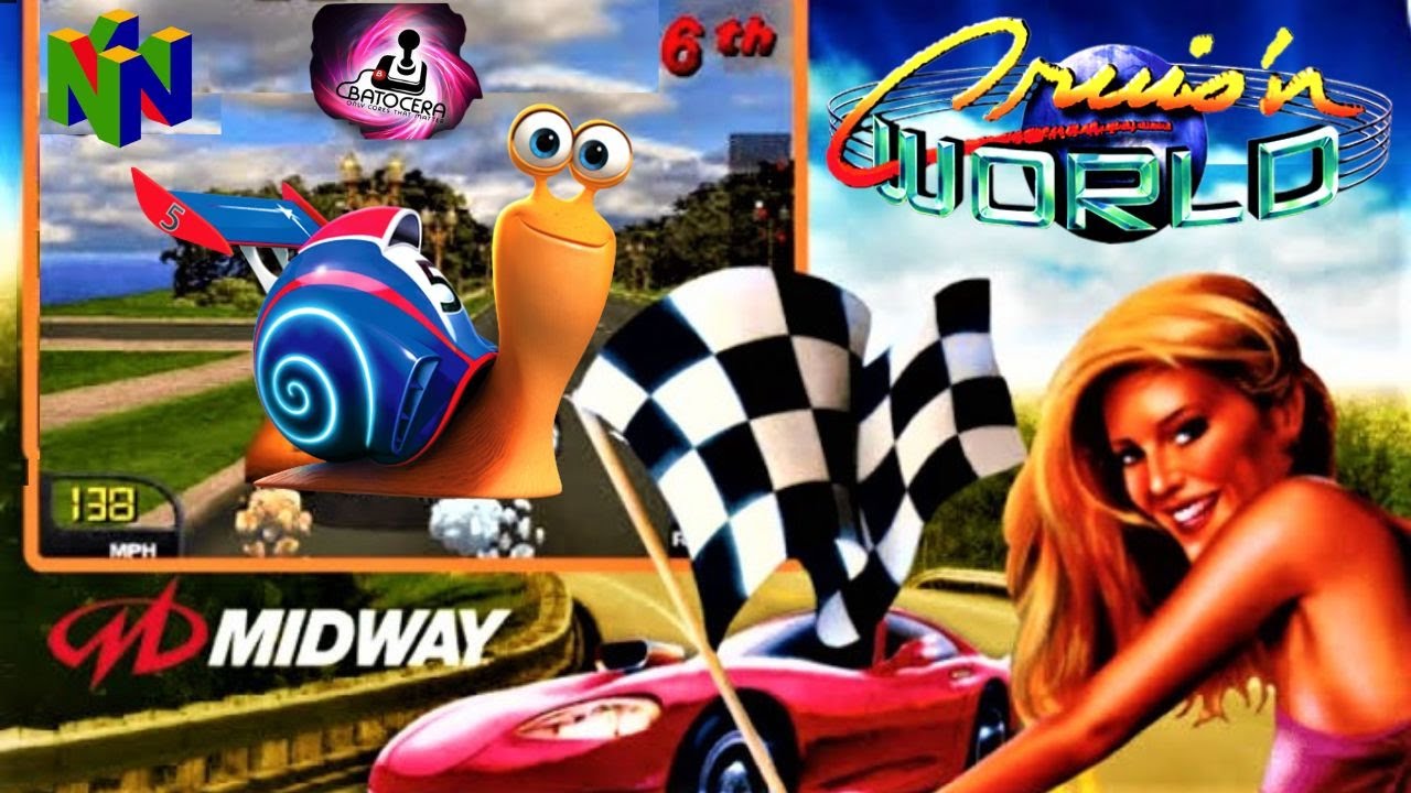 (Batocera.linux + Retroarch + N64) Cruis'n World: Midway Games ...