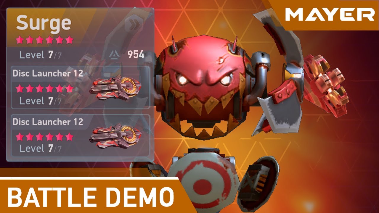 This guy clearly needs to be buffed. Surge and Disc Launcher 12 | Mech ...