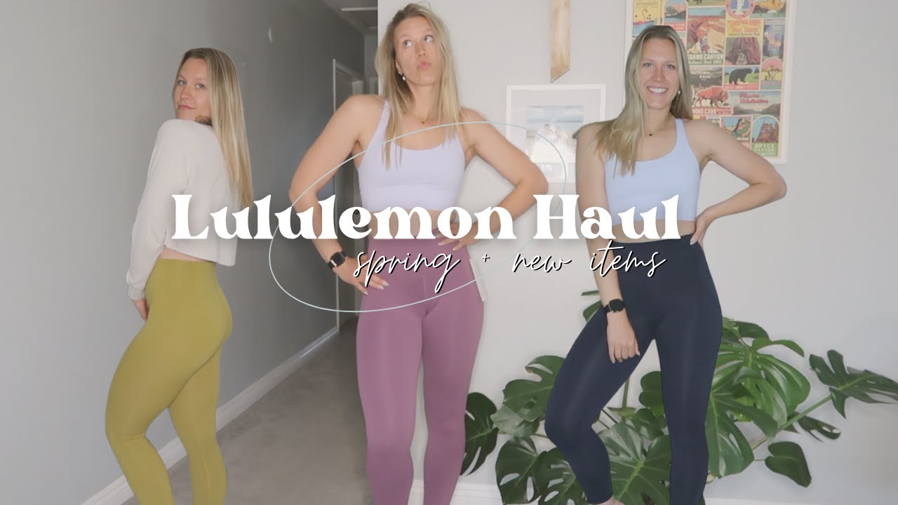Spring Lululemon Haul + Try on - YouTube