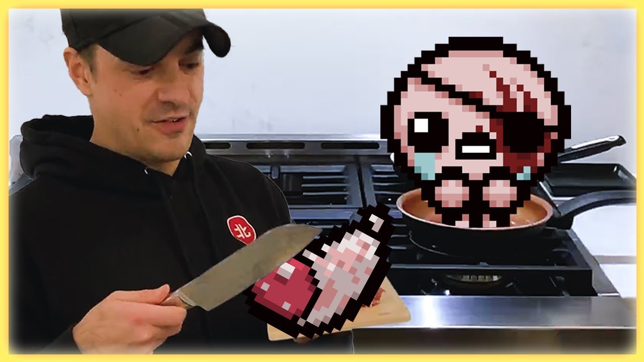 Cooking Binding of Isaac Items in Real Life - YouTube
