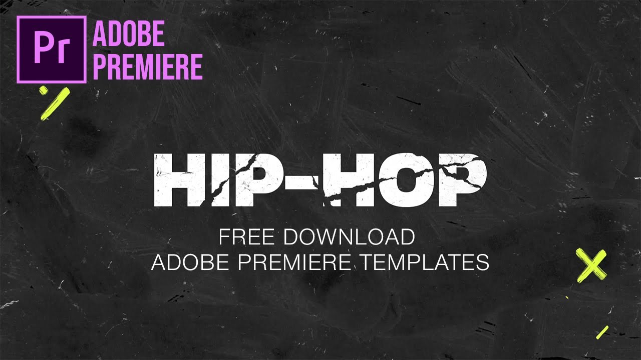 HIP HOP INTRO - ADOBE PREMIERE PRO TEMPLATES FREE DOWNLOAD - YouTube
