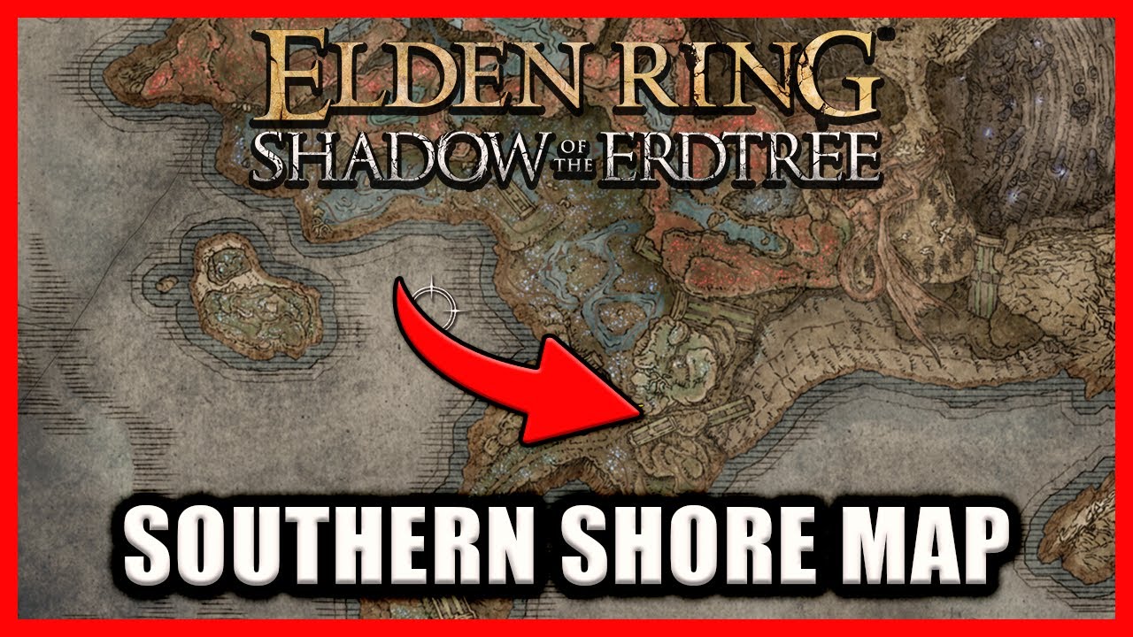 Southern Shore Map Location in Elden Ring - Shadow of the Erdtree ...