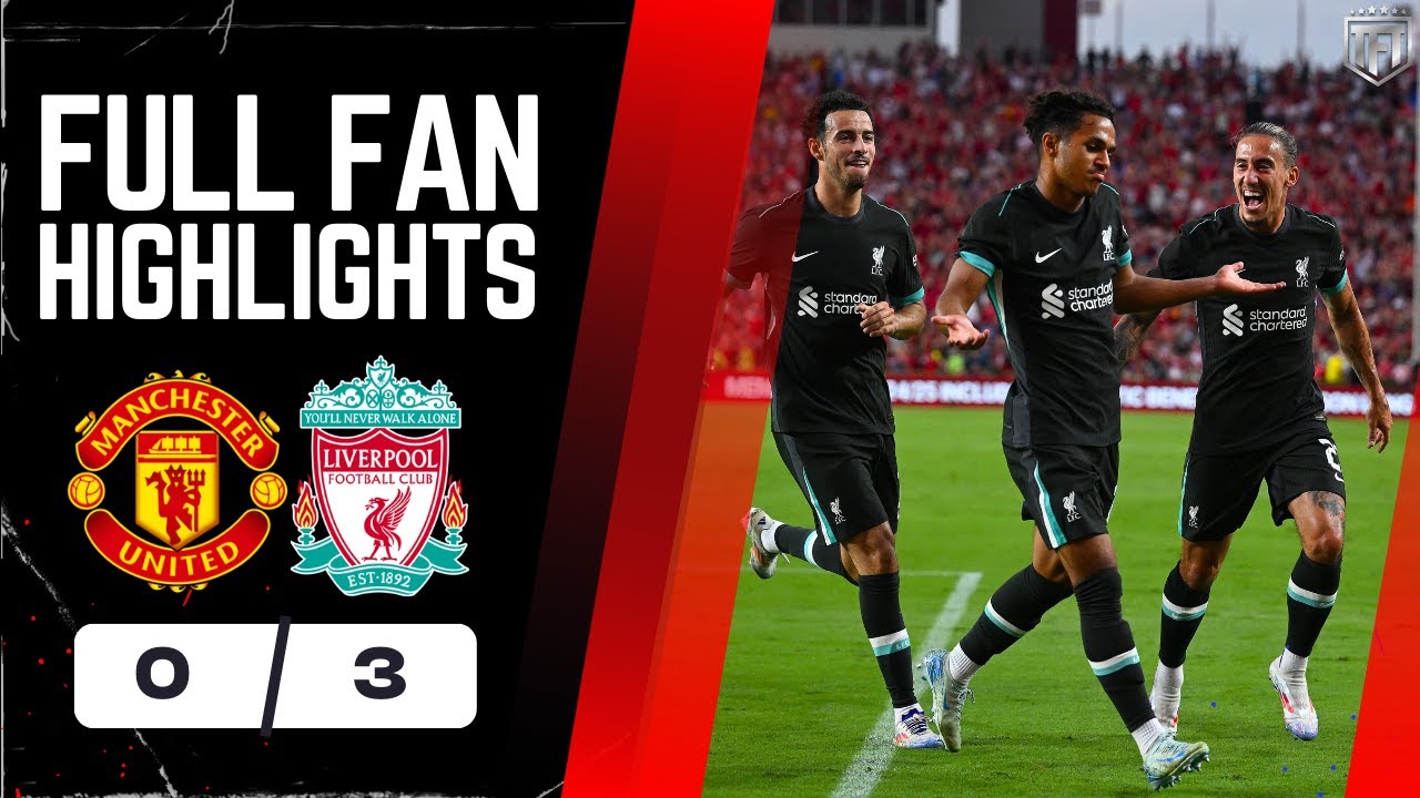 Liverpool SLAP 3 past United! Manchester United 0-3 Liverpool ...