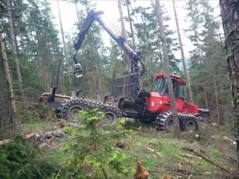 Valmet 860.4 Forwarder - YouTube