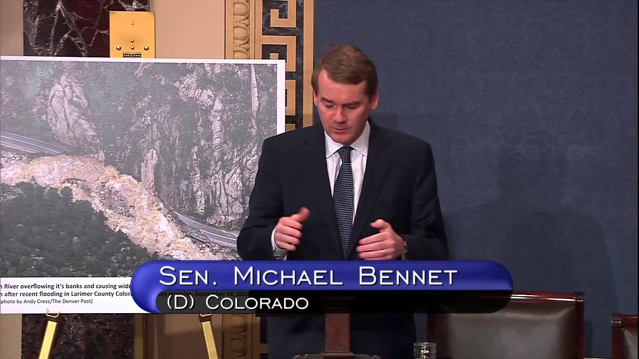 Sen. Michael Bennet Highlights Historic Colorado Floods and Recovery ...