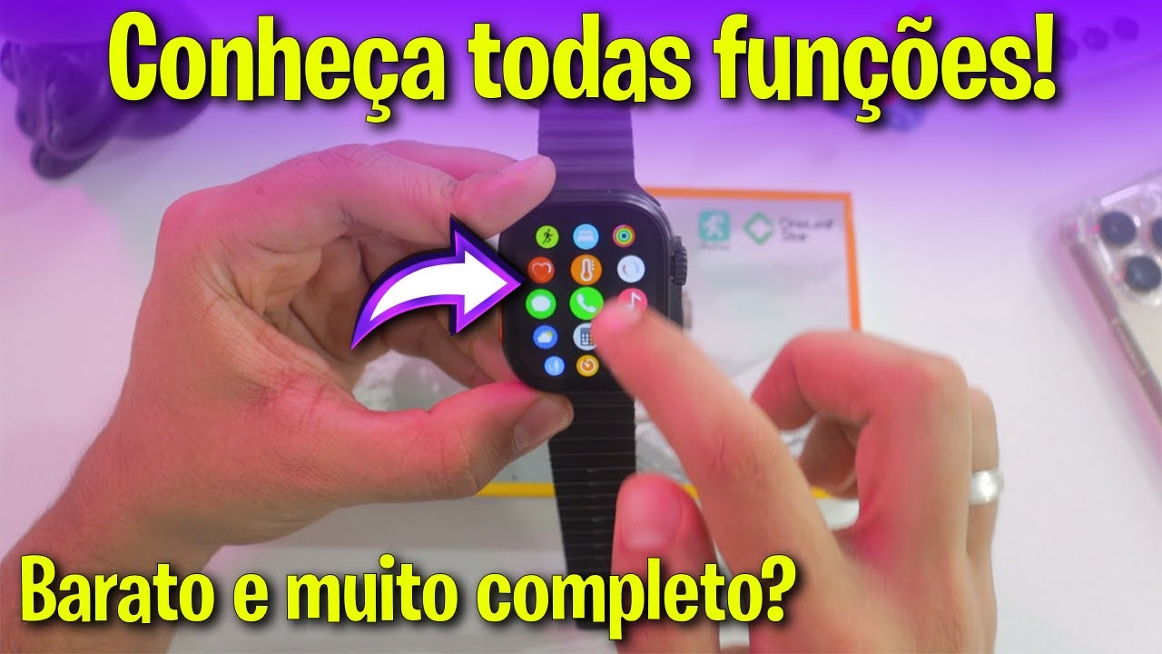 Saiba TODAS AS FUNÇÕES do Smartwatch Ultra 3 Max - YouTube