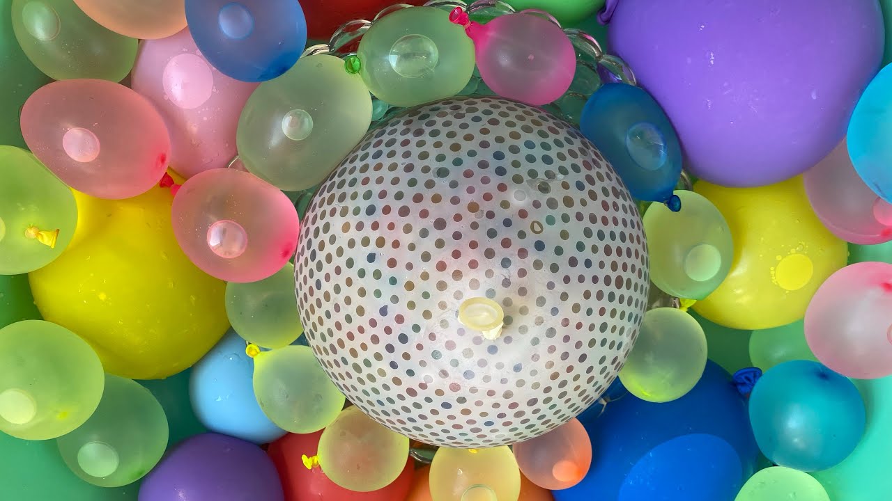 #satisfying video #fun with water ballon pop |fun with water ballon # ...