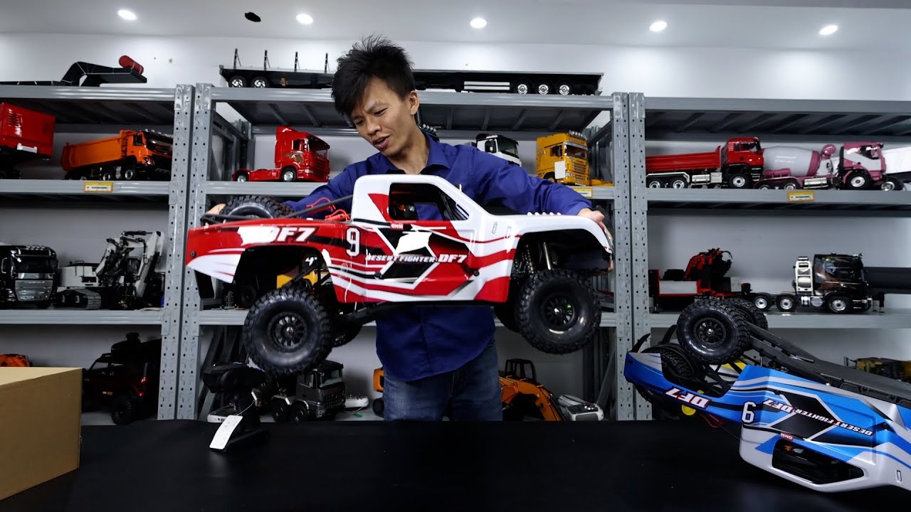 Unbox YIKONG-YK4072 offroad racing car 1/7 scale brushless 4X4 front ...