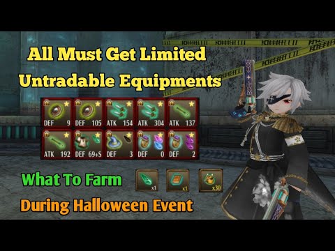 Toram Online: All the untradable equipment you should get during the ...