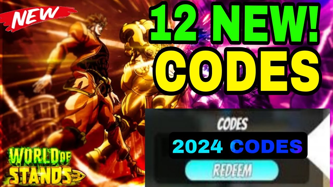 ⚠️UPD!🎃[CODE]⚠️WORLD OF STANDS CODES 2024 - ROBLOX WORLD OF STANDS CODES - WORLD OF STANDS CODE ...