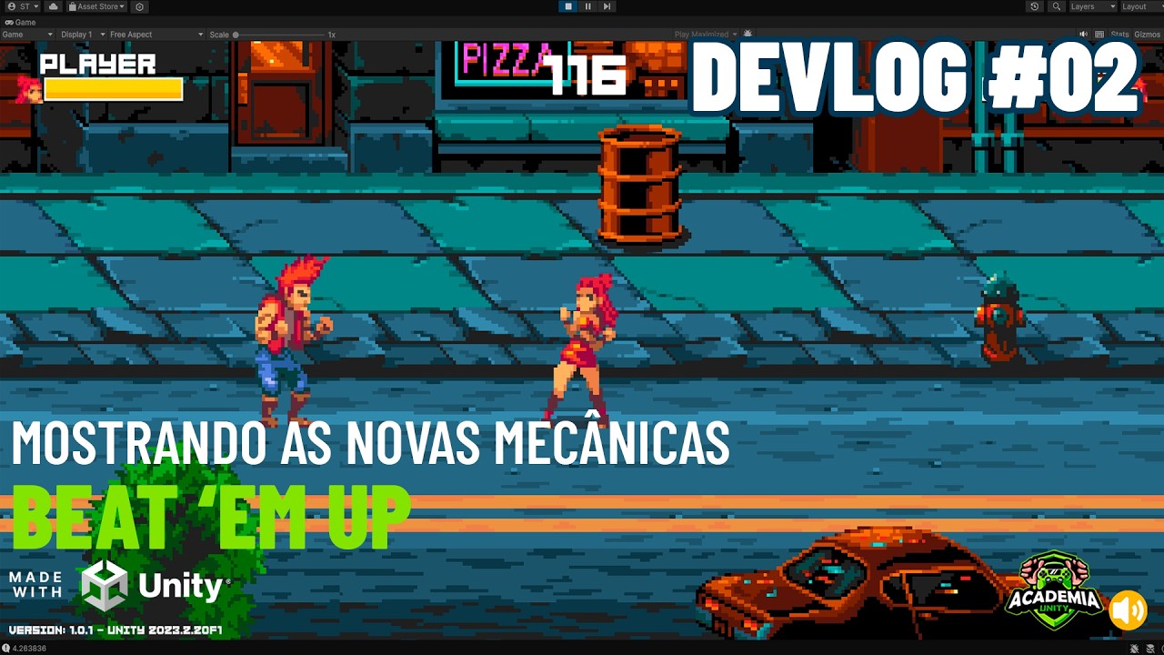 Novas mecânicas do jogo Beat 'em Up feito no Unity - DEVLOG #02 - YouTube