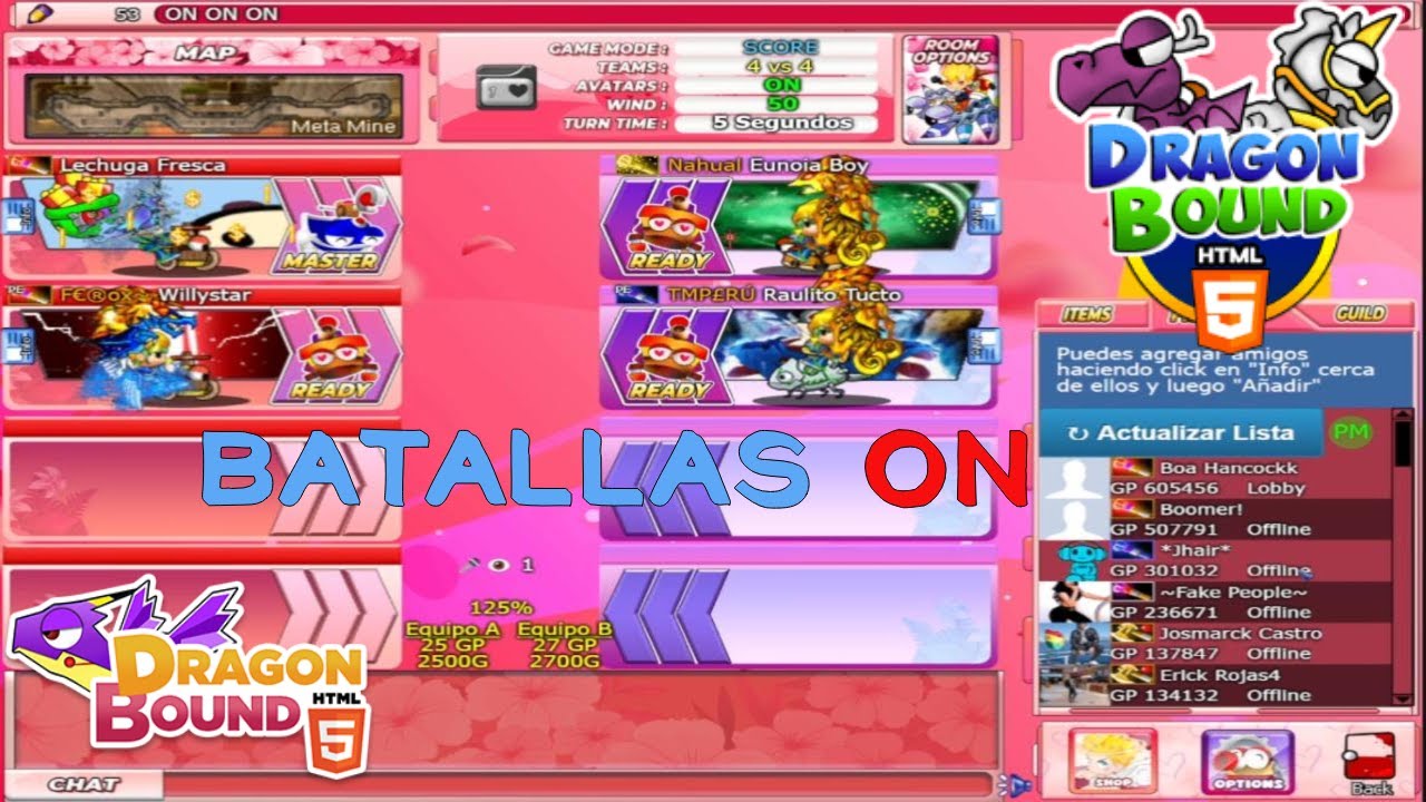 Batallas Avatar ON - Mobil Libre | Dragonbound 2024 - YouTube