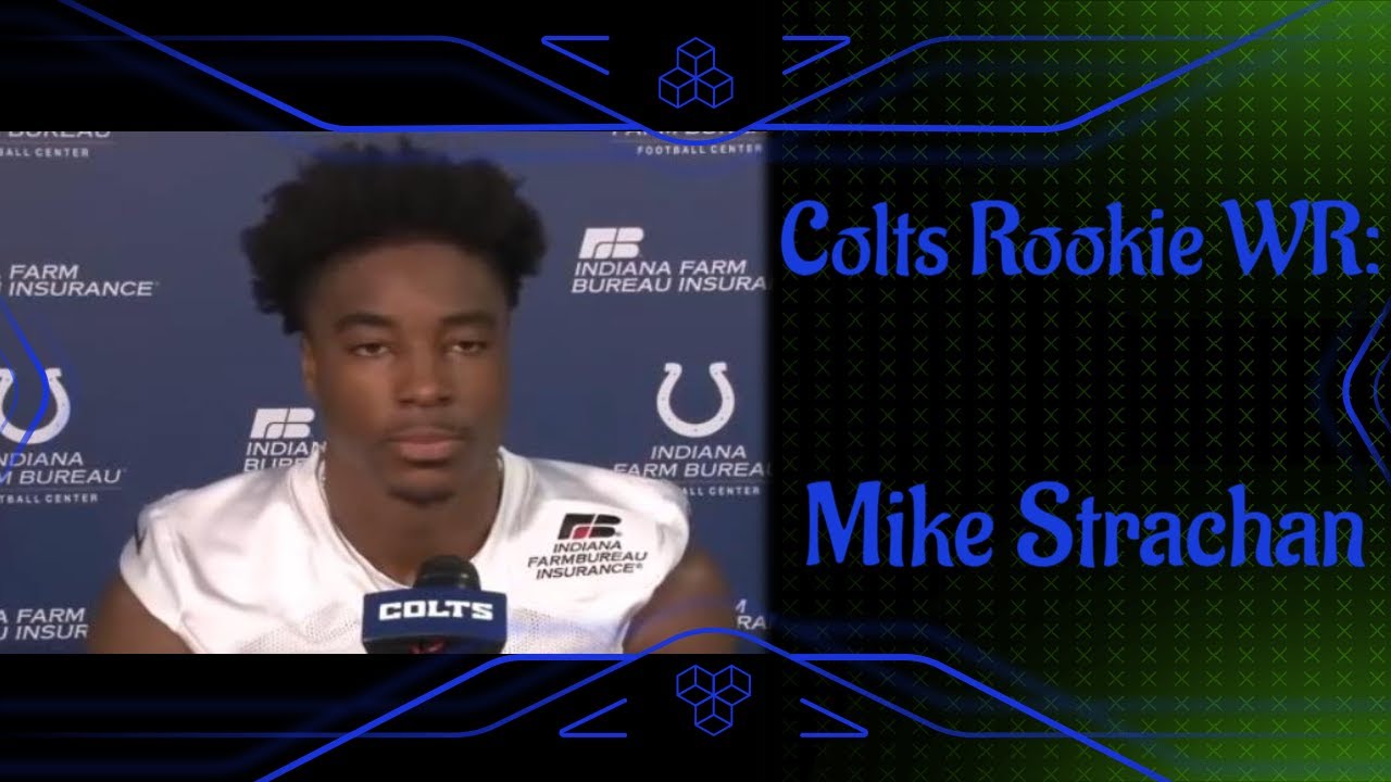 Special Access: Colts Rookie WR: Mike Strachan Interview - YouTube