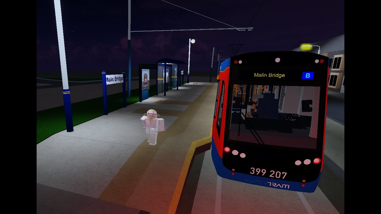 Sheffield Supertram Roblox Blue Route Service to Malin Bridge - YouTube