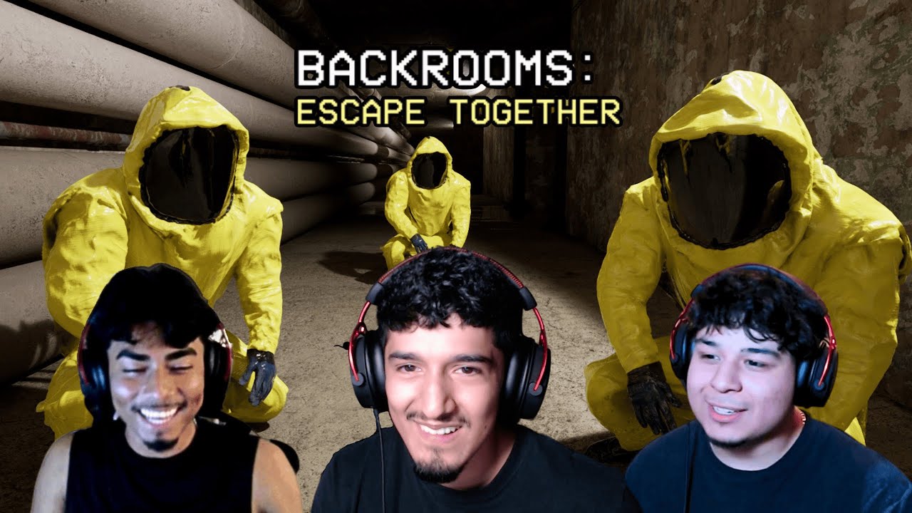 3 IDIOTS TRY TO ESCAPE THE BACKROOMS!! (Ft. Gerohan & ActuallyJose ...