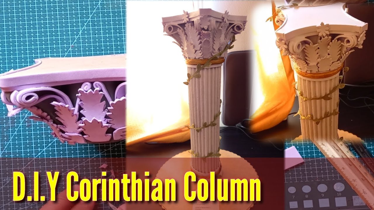 DIY Corinthian Column | Miniature Column Tutorial - YouTube