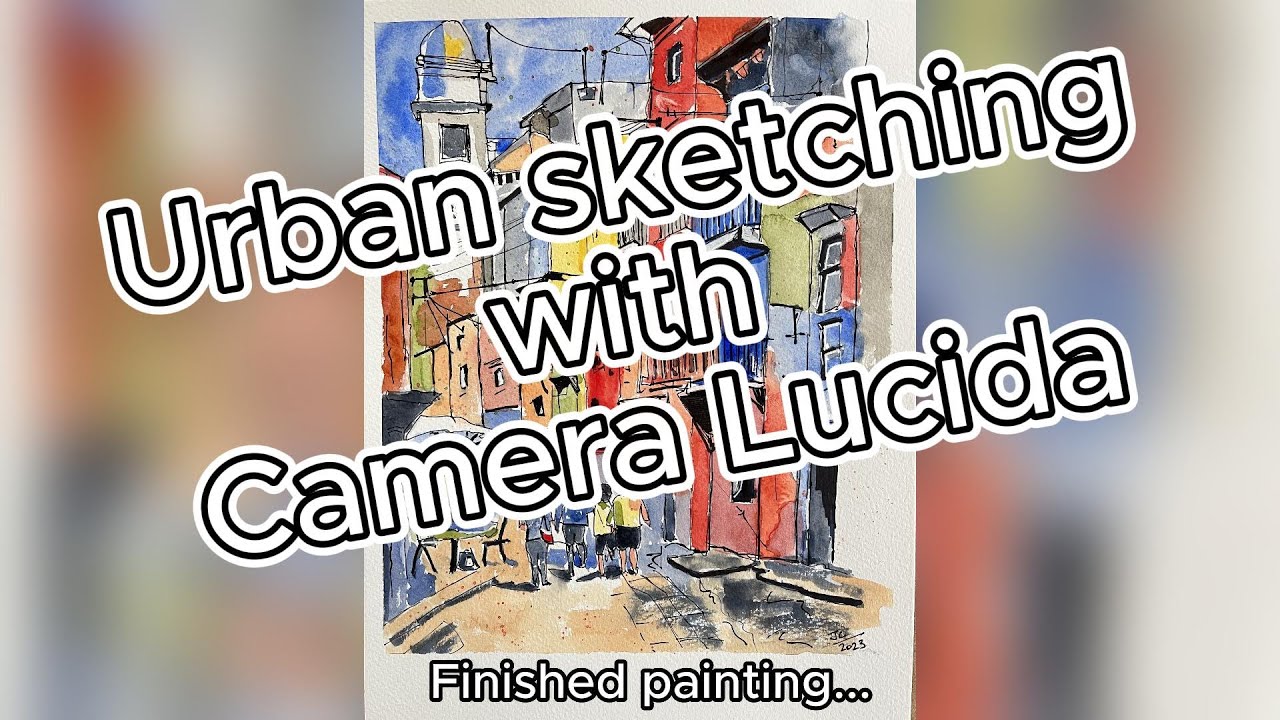 Urban sketching with Camera Lucida - YouTube