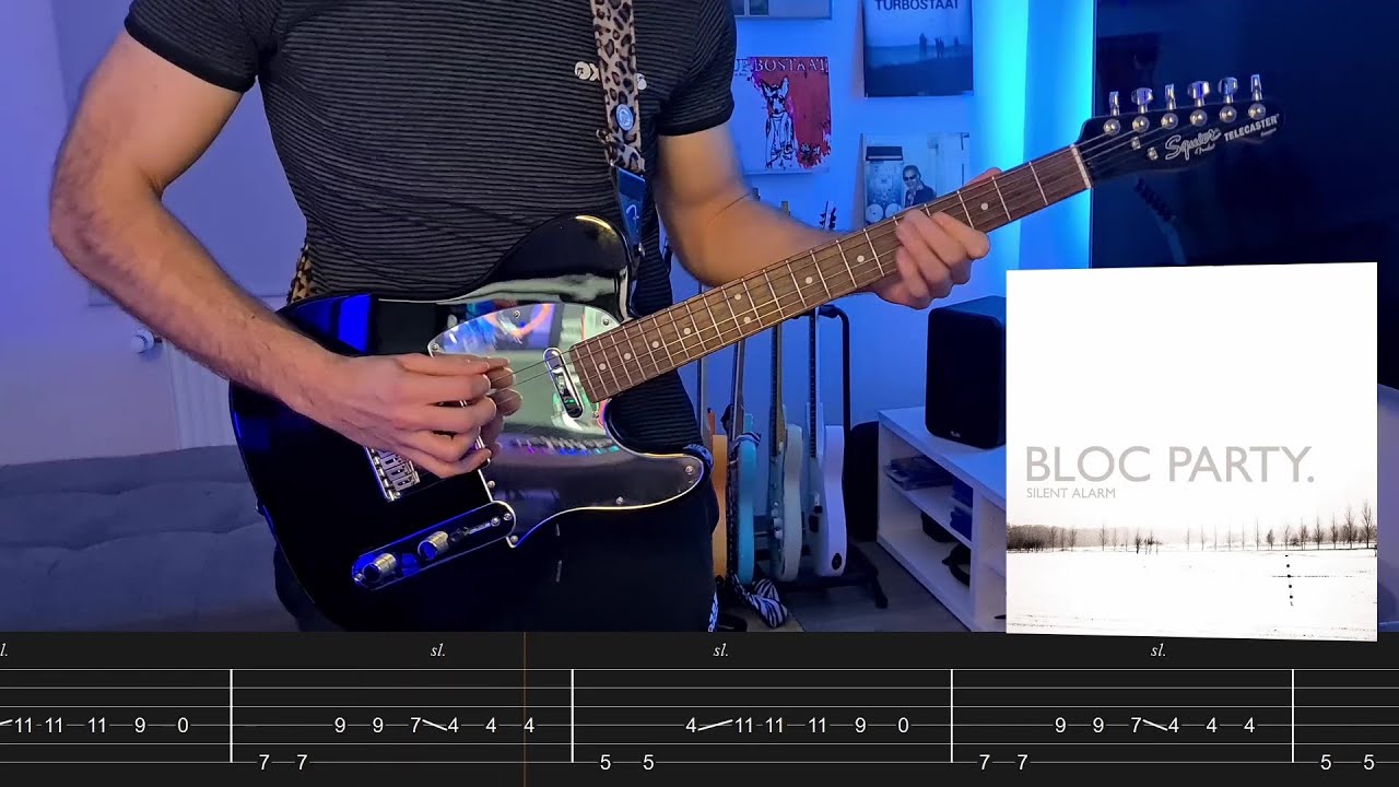 Bloc Party - Helicopter (Guitar Cover + Screentabs) - YouTube