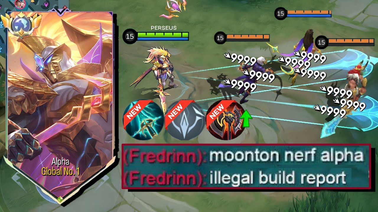 TOP GLOBAL ALPHA NEW ONE HIT BUILD (9999 TRUE DAMAGE 🤯) BEST BUILD TO ...