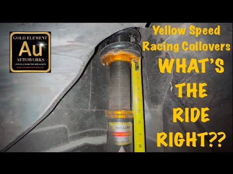 How To Measure & Adjust Height of Yellow Speed Racing Coilovers W215 ...