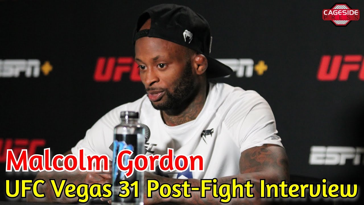 Malcolm Gordon on Fighting for UFC Job, Confidence Surviving Kneebar ...