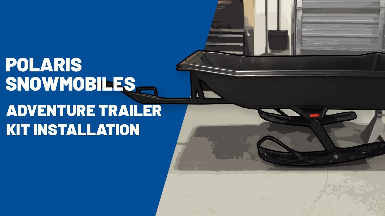 Adventure Trailer Kit Installation | Polaris Snowmobiles - YouTube