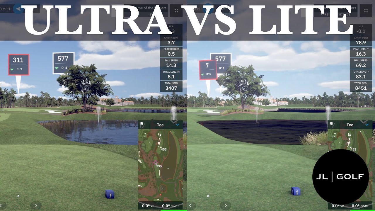 GS Pro - Ultra VS Lite Graphics Settings - YouTube