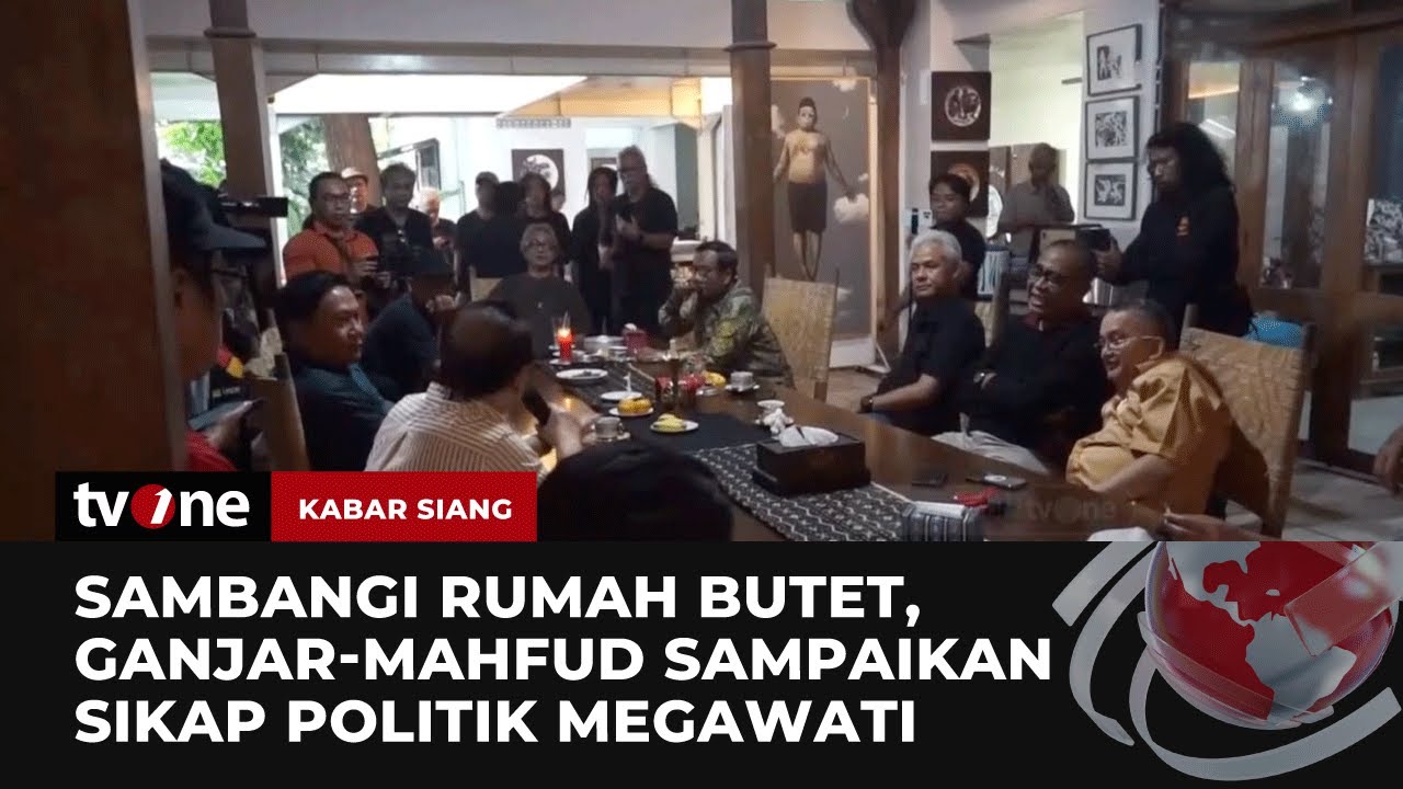 Ganjar-Mahfud dan Para Seniman Bertemu di Rumah Butet | Kabar Siang ...