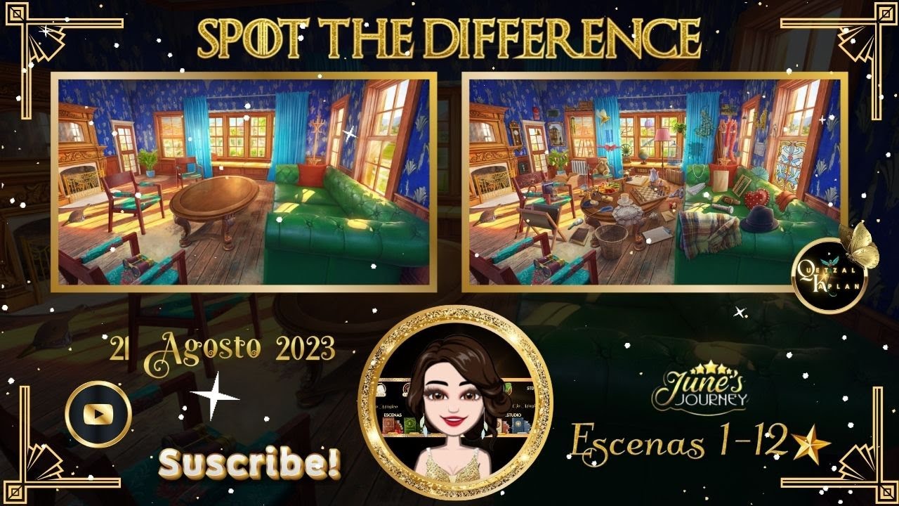 🌟Encuentra la Diferencia🔹STD🔹Spot The Difference🌟, Escenas 1-12 , 🥂 ...