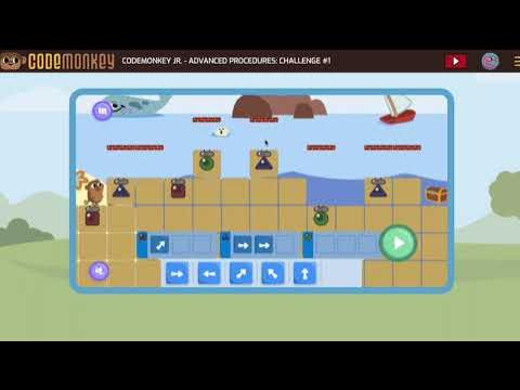 CodeMonkey Jr Advanced Procedures 1 - YouTube