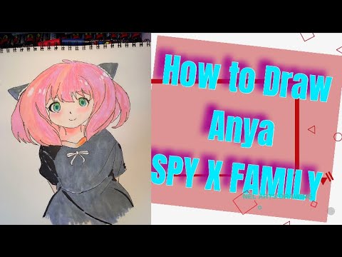 How to Draw Anya SPY X Family #howtodraw #anya - YouTube