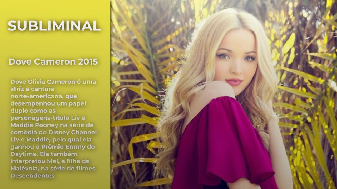 ter a aparência da Dove Cameron em 2015! - YouTube