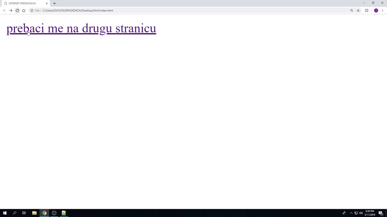 HTML za pocetnike #4- Linkovanje stranica - YouTube